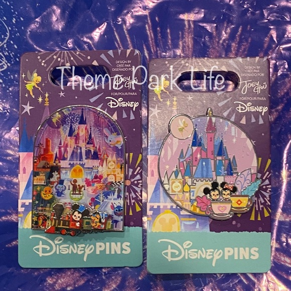 Disney | Accessories | Disney Parks 223 Joey Chou Mickey Minnie Castle ...